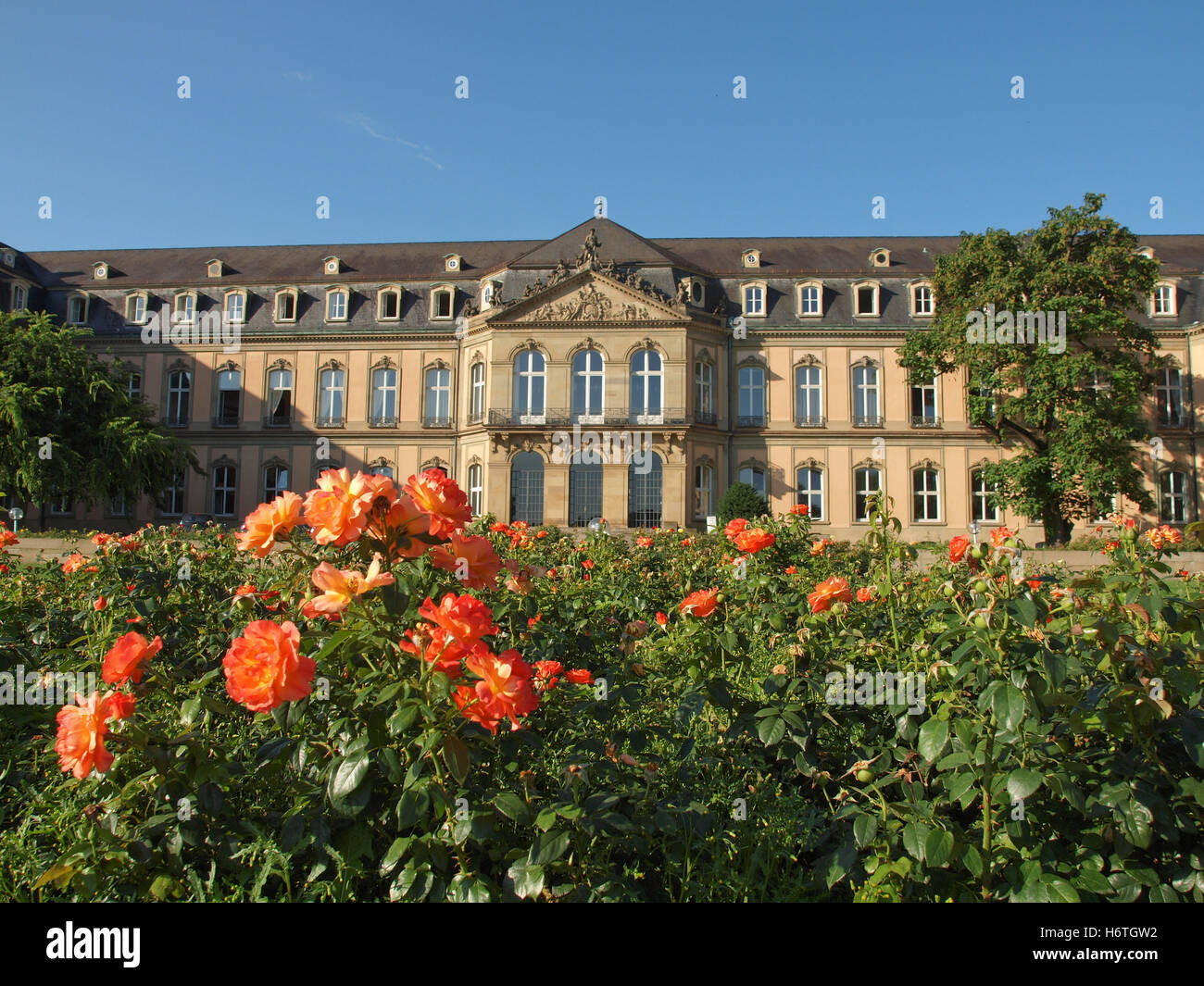 new, germany, german federal republic, stuttgart, castle, chateau ...