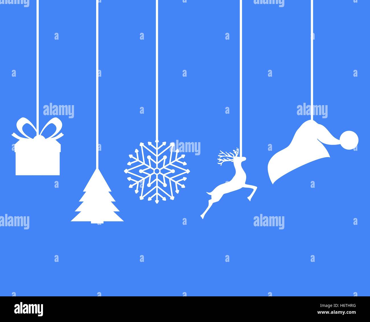 Christmas ball snow santa Stock Vector Images - Alamy