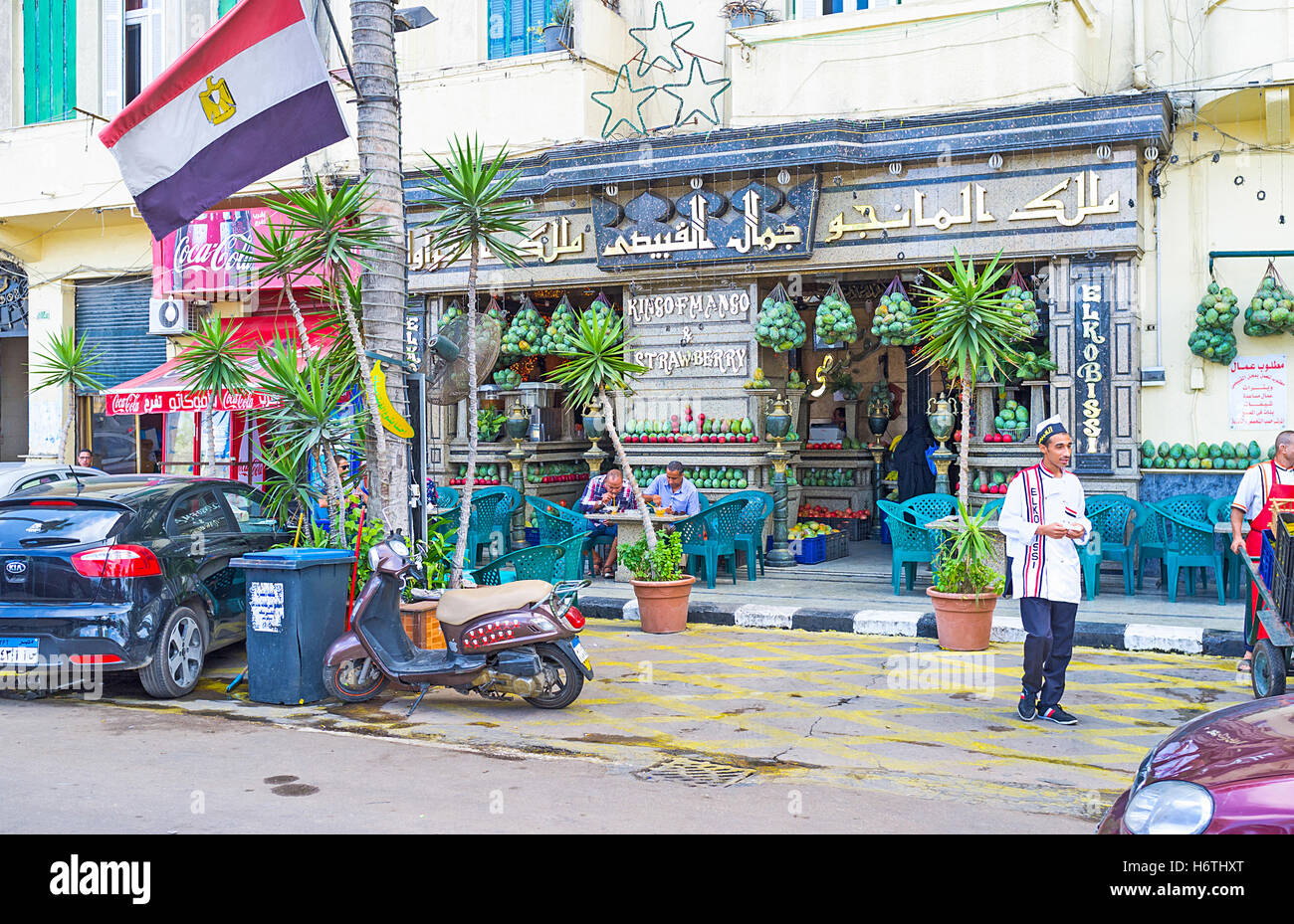 The famous tourist restaurant located at the promenade and demonstrate ...