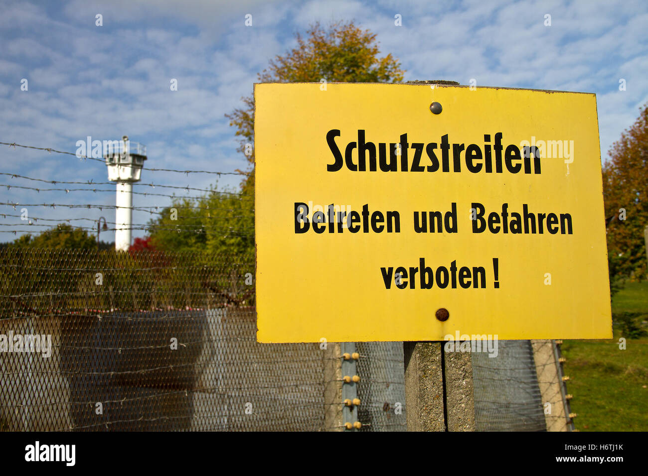 tree, trees, field, stream, bavaria, border crossing, border guard ...
