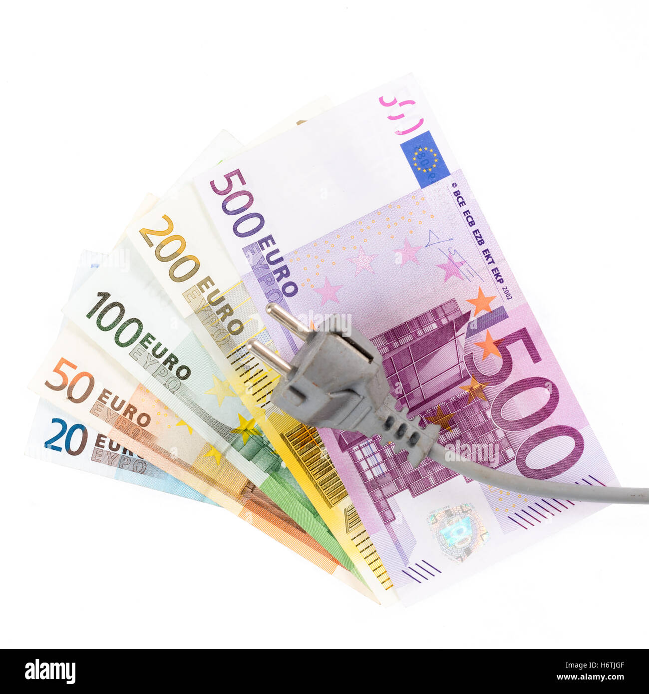 Stack of 200 euro notes hi-res stock photography and images - Alamy