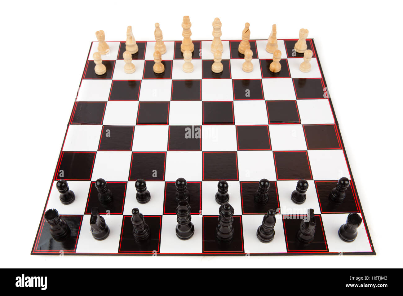 A game of chess ready to begin Stock Photo - Alamy