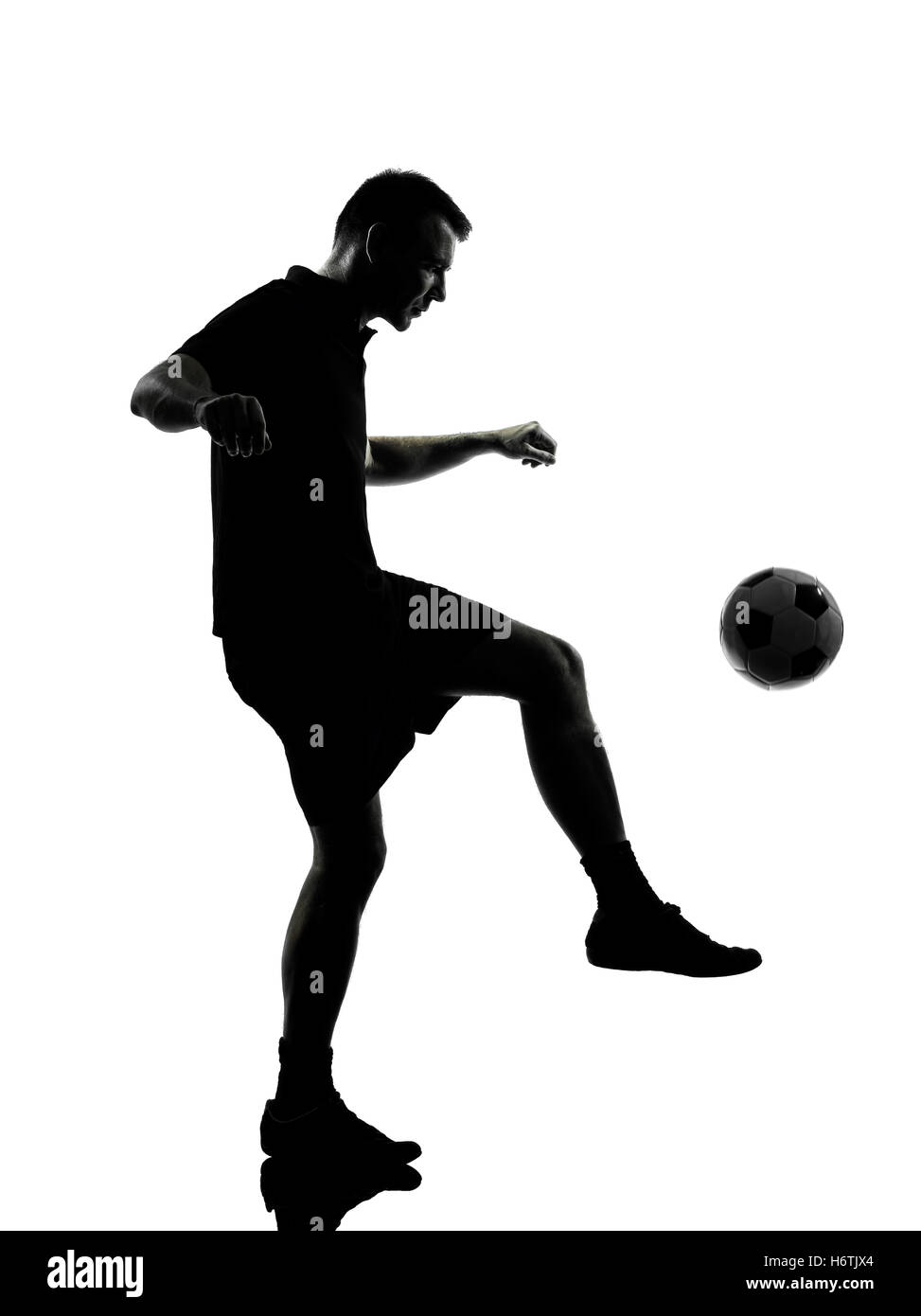 Action shadow football hi-res stock photography and images - Alamy
