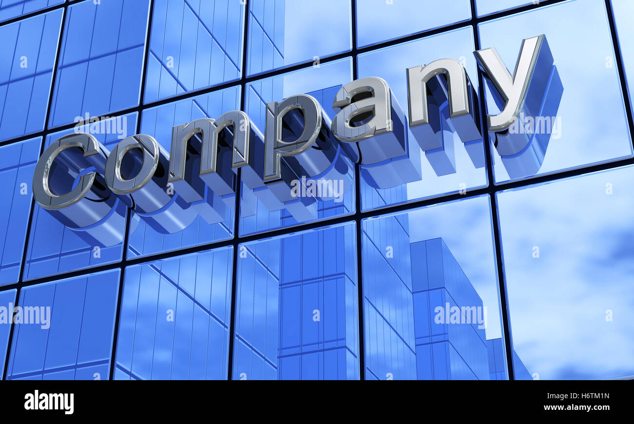 look up 4 blue company concept Stock Photo - Alamy