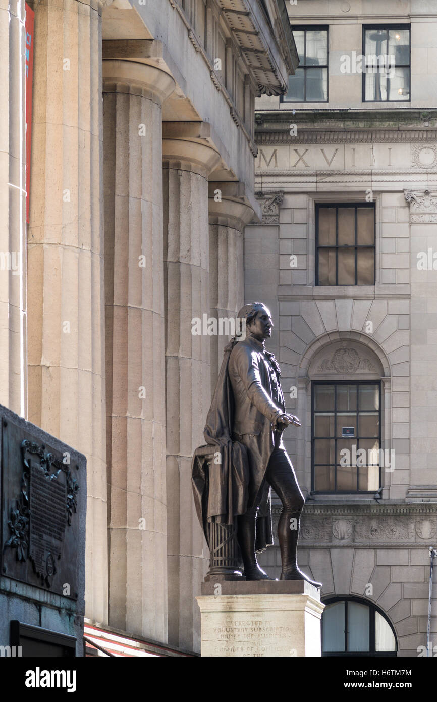 Federal Hall Memorial National Historic Site, NYC Stock Photo - Alamy