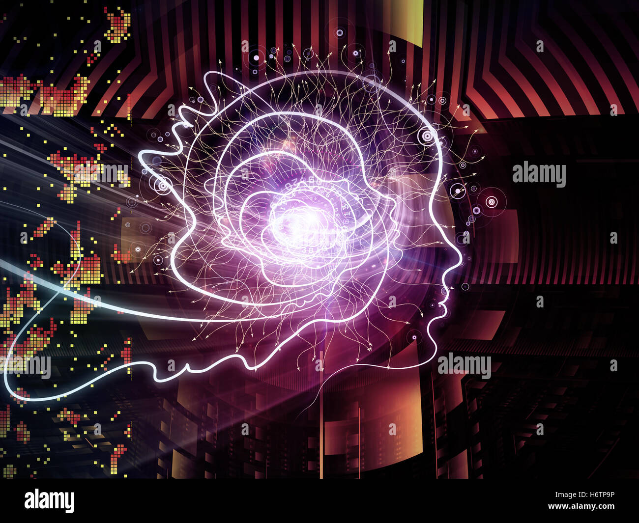 Paradox communication abstract art hi-res stock photography and images ...