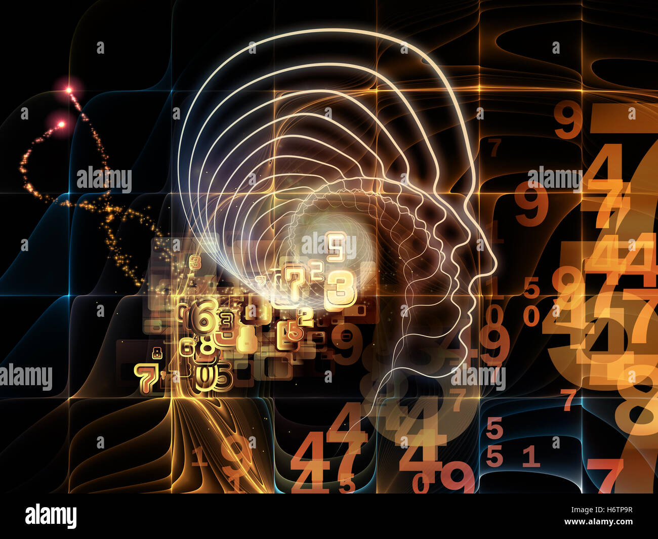 Deep thinking math hi-res stock photography and images - Alamy