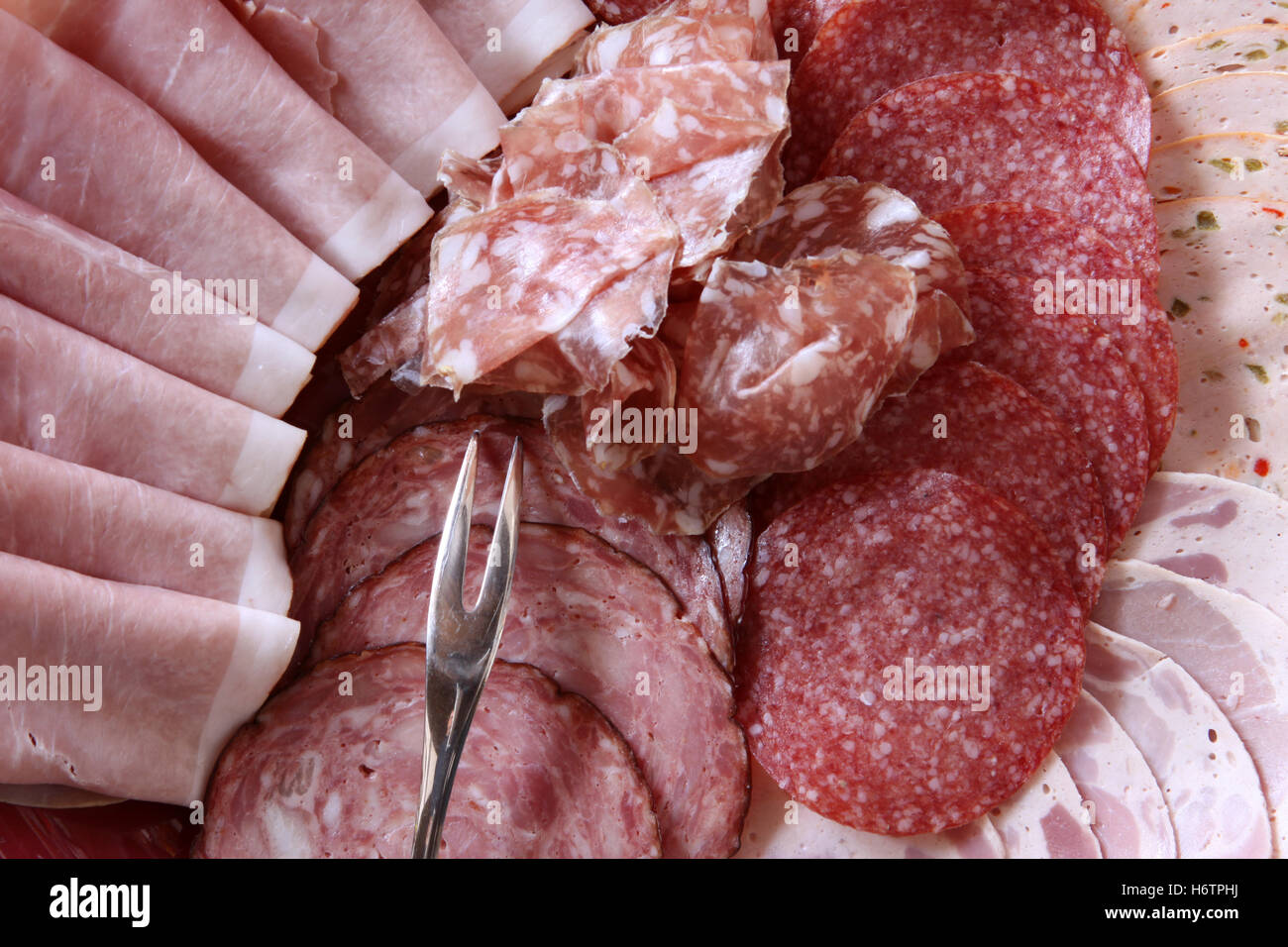 Lyoner sausage hi-res stock photography and images - Alamy