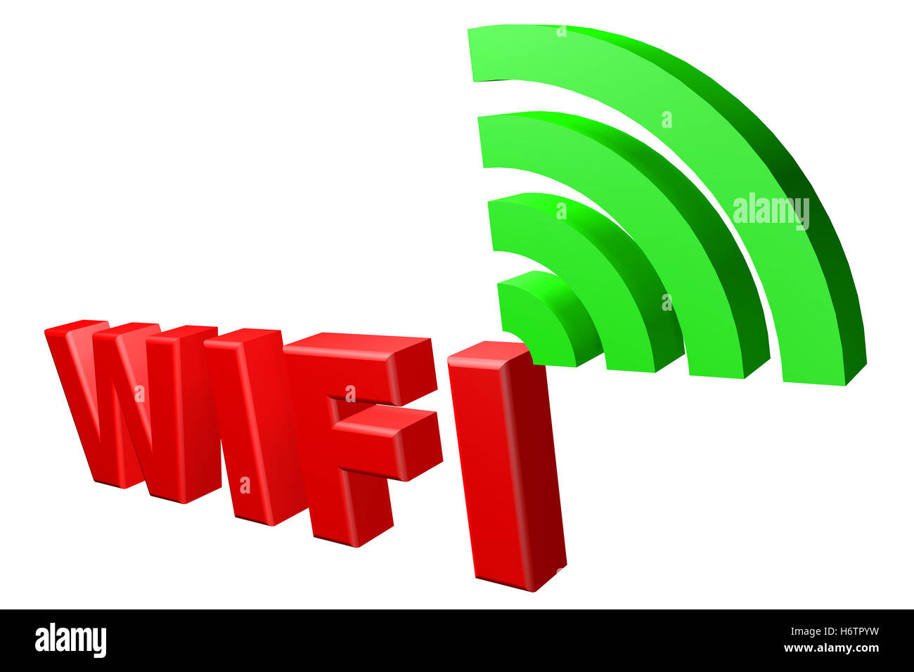 Internet wifi sign wireless computers Cut Out Stock Images & Pictures ...