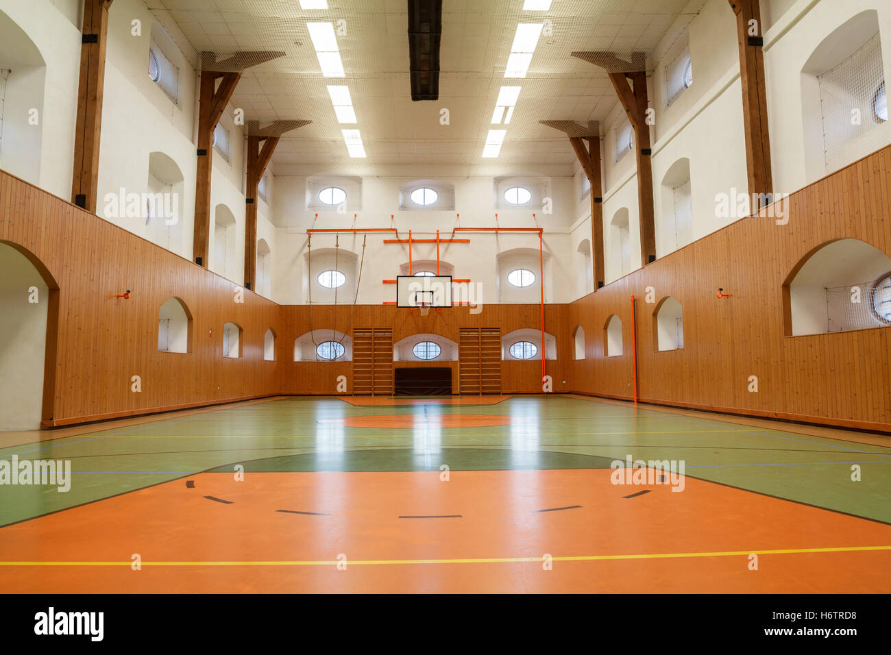 Sports hall interior hi-res stock photography and images - Alamy