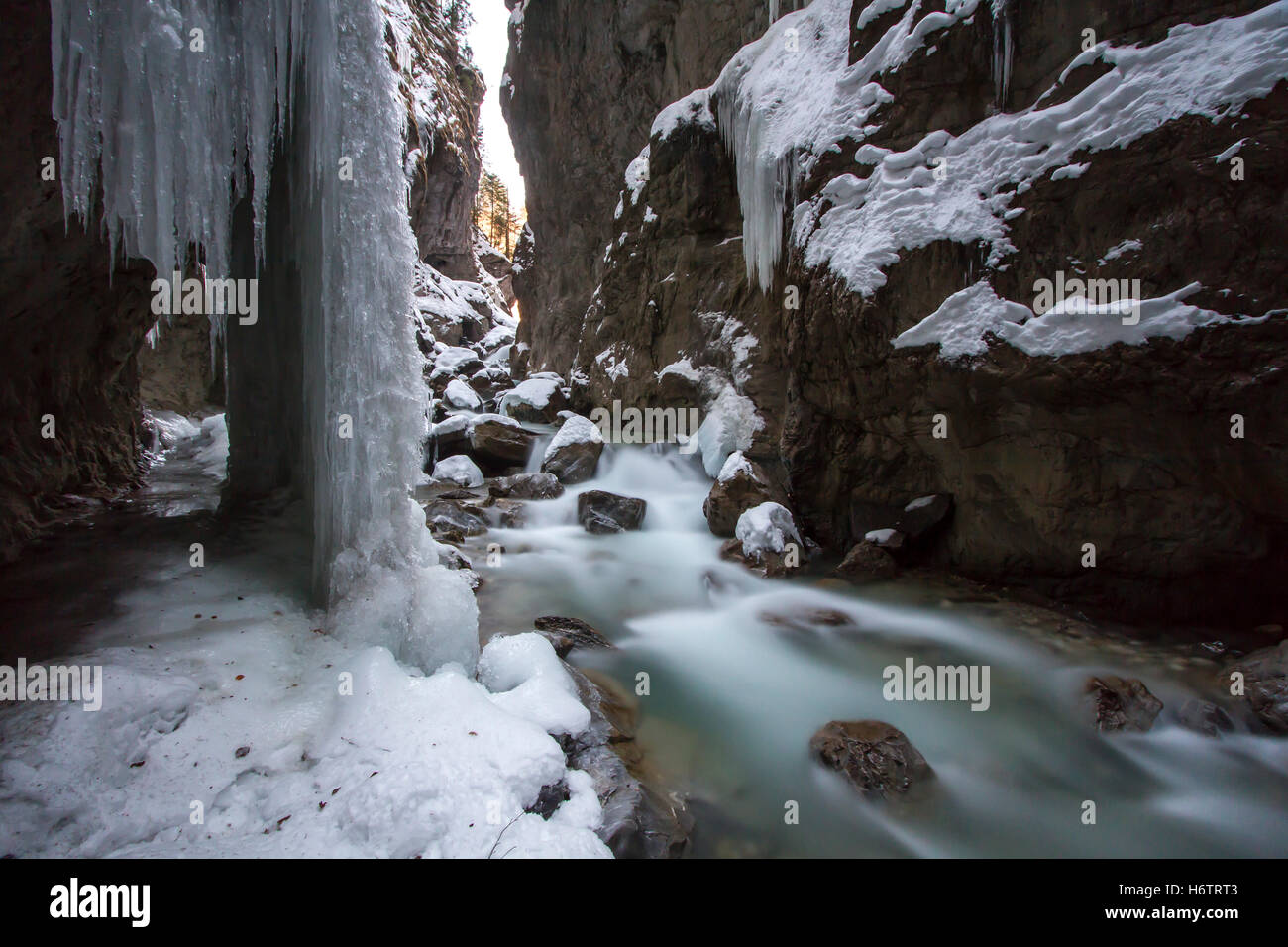 Partnachklamm winter hi-res stock photography and images - Alamy