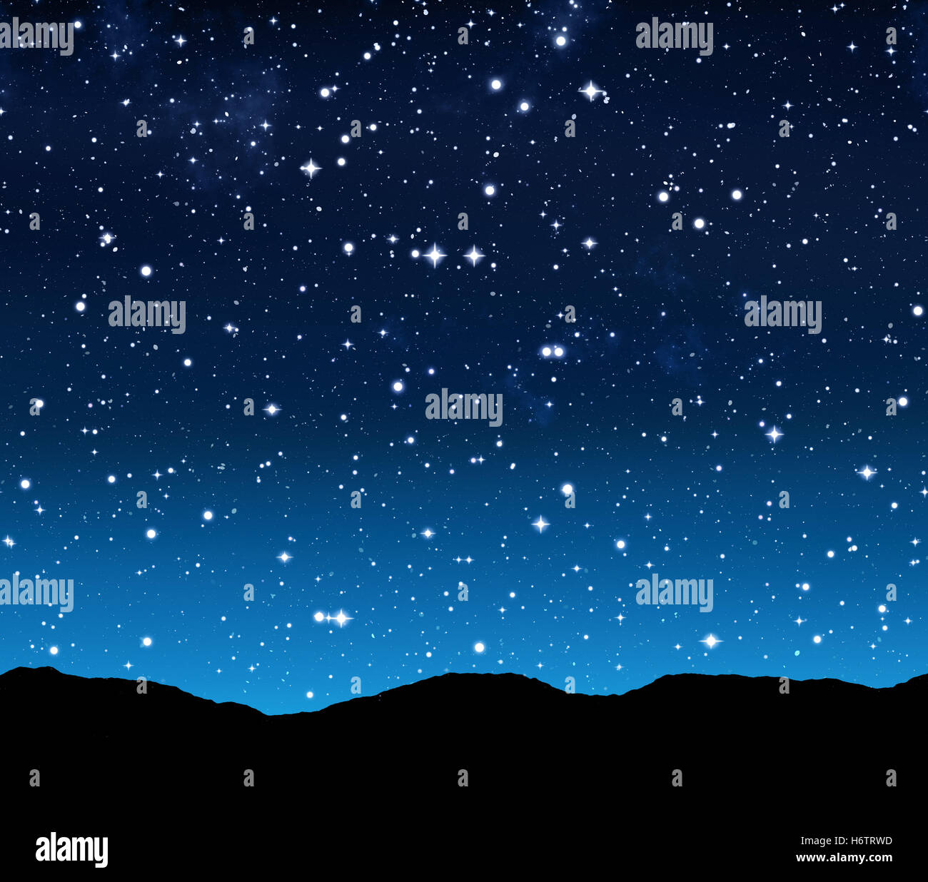 Twinkling stars night sky hi-res stock photography and images - Alamy