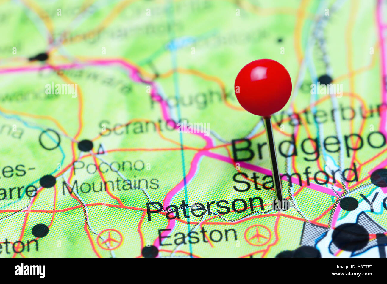 Map of paterson hi-res stock photography and images - Alamy