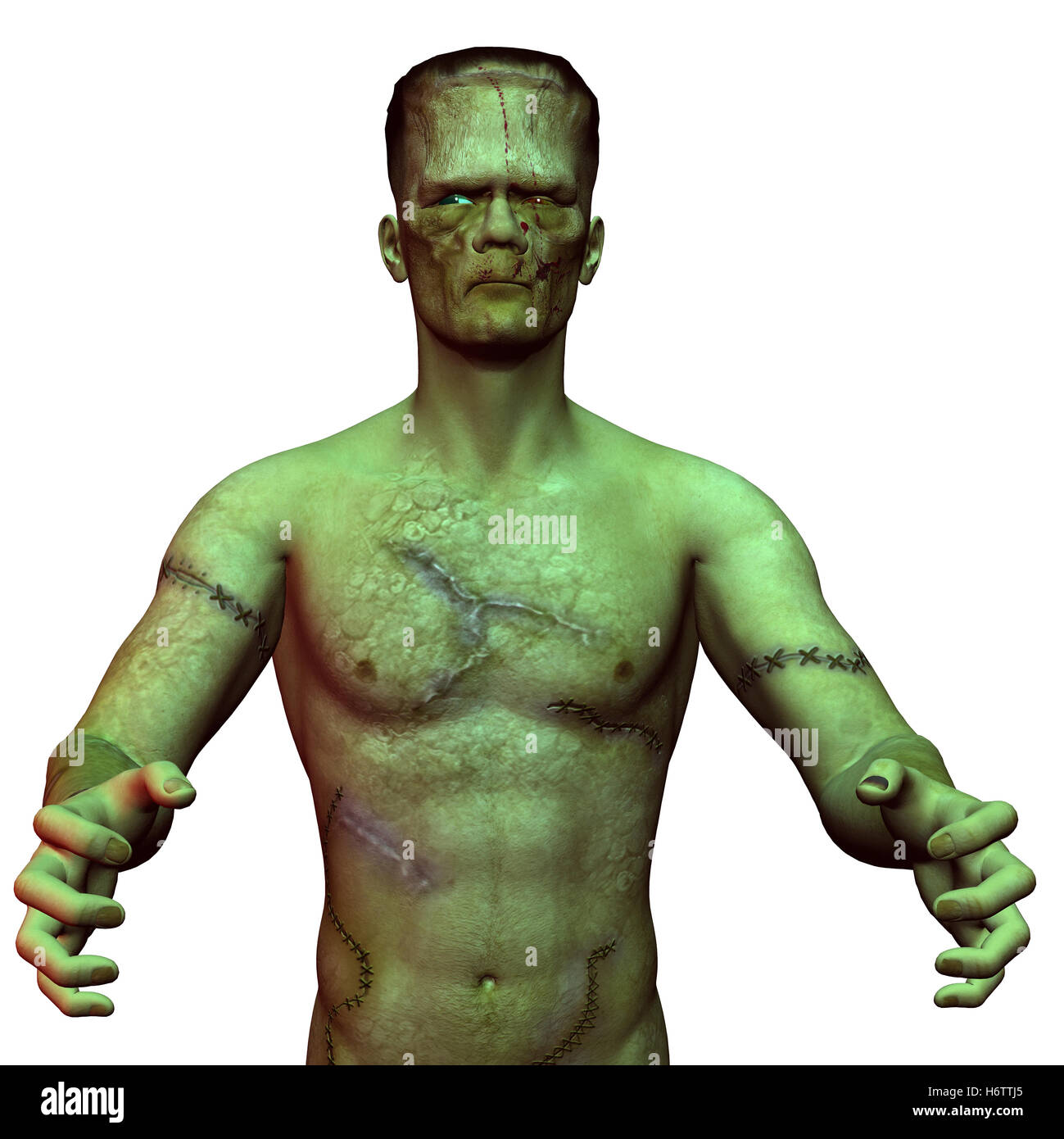 Zombie profile hi-res stock photography and images - Alamy