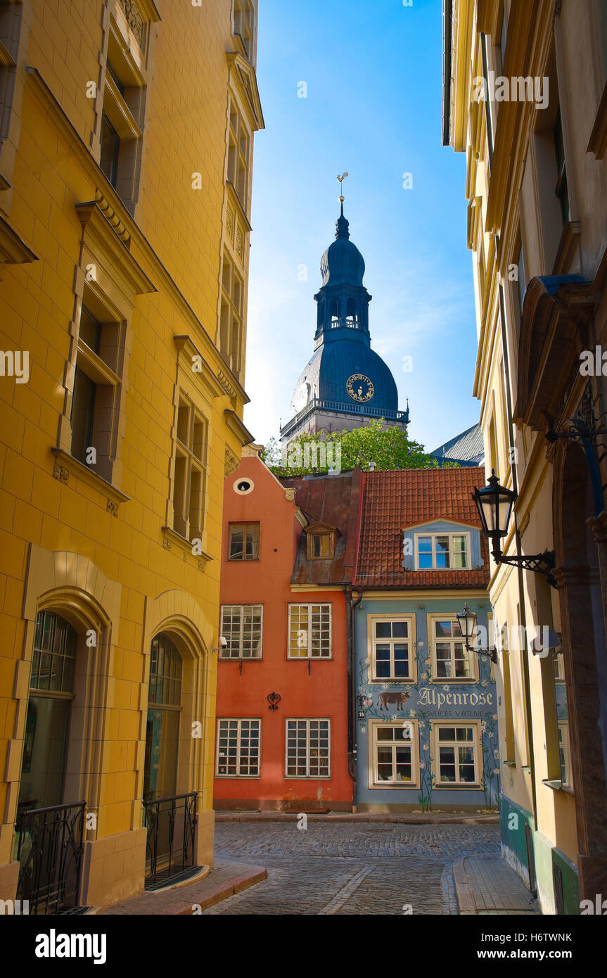 blue house building tower beautiful beauteously nice travel historical ...