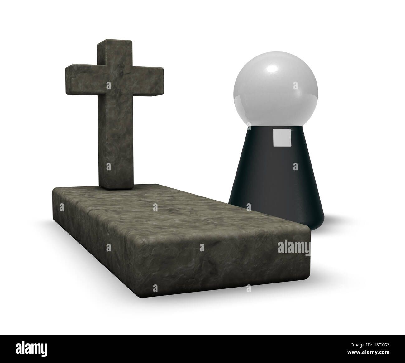 Grave gravestone cemetery Cut Out Stock Images & Pictures - Alamy