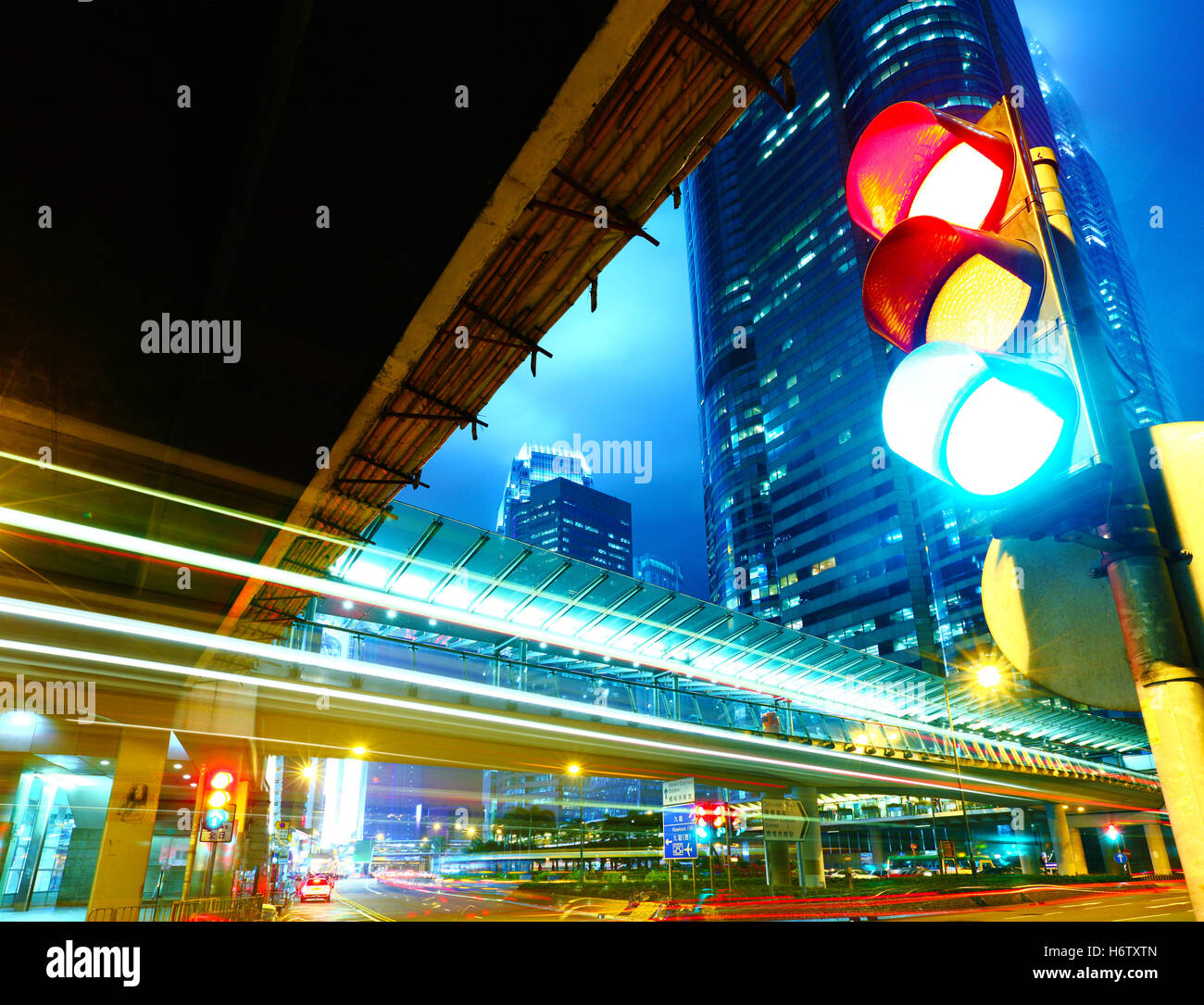 blue motion postponement moving movement office city town traffic ...