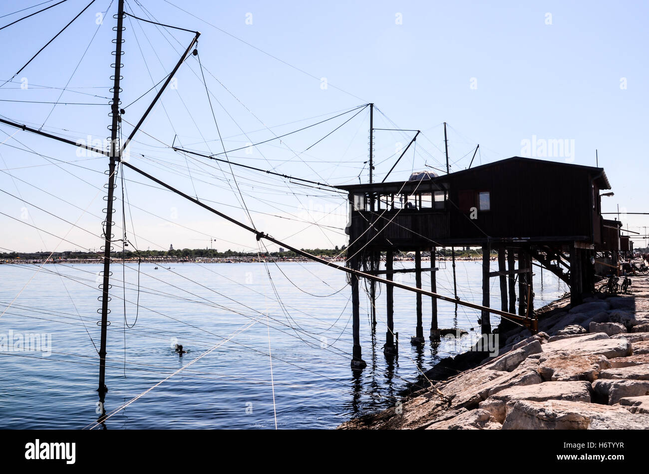 Traditional Fishing House Stock Photo - Alamy
