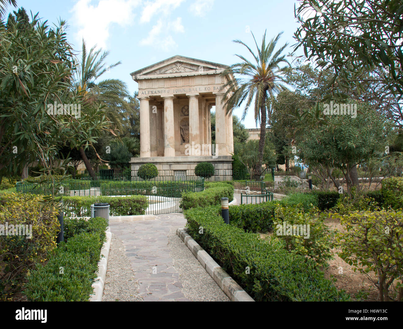 la valetta at malta Stock Photo - Alamy
