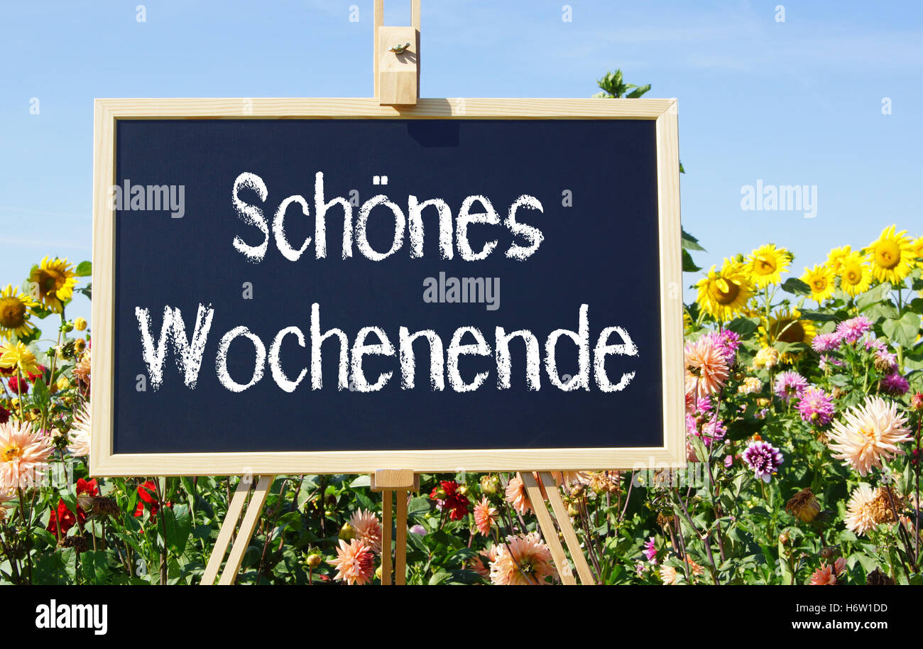 Schönes wochenende hi-res stock photography and images - Alamy