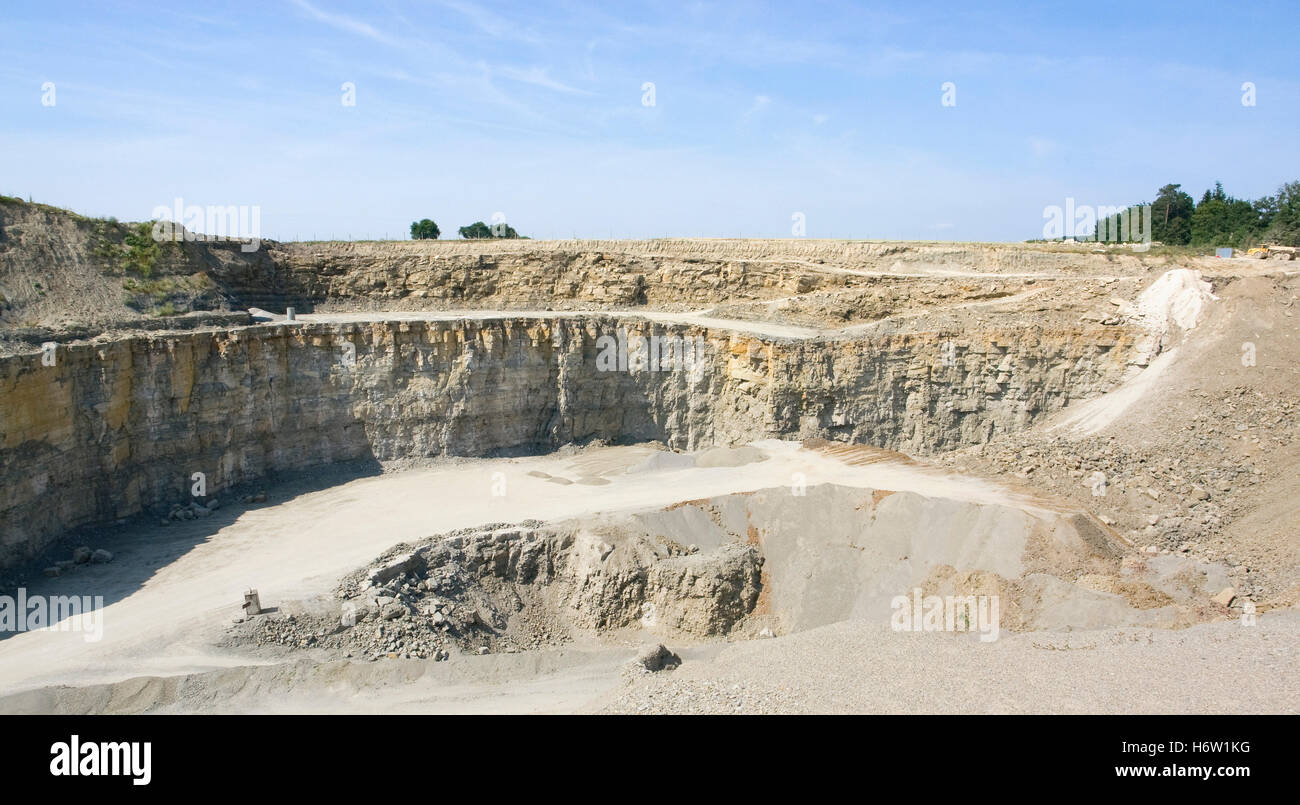 stone pit scenery Stock Photo - Alamy