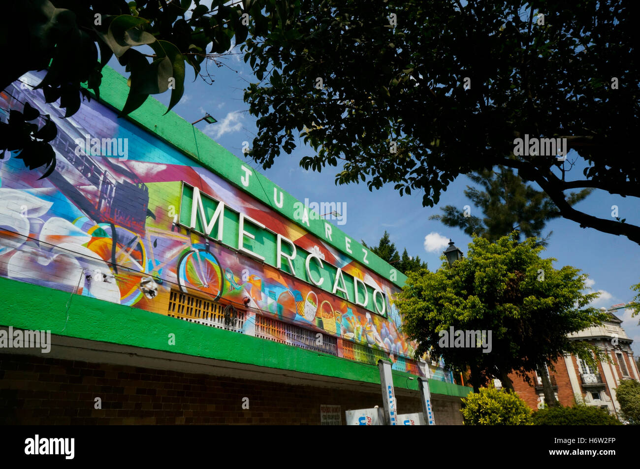 Mercado Juarez traditional food market in the Roma neighborhood on ...
