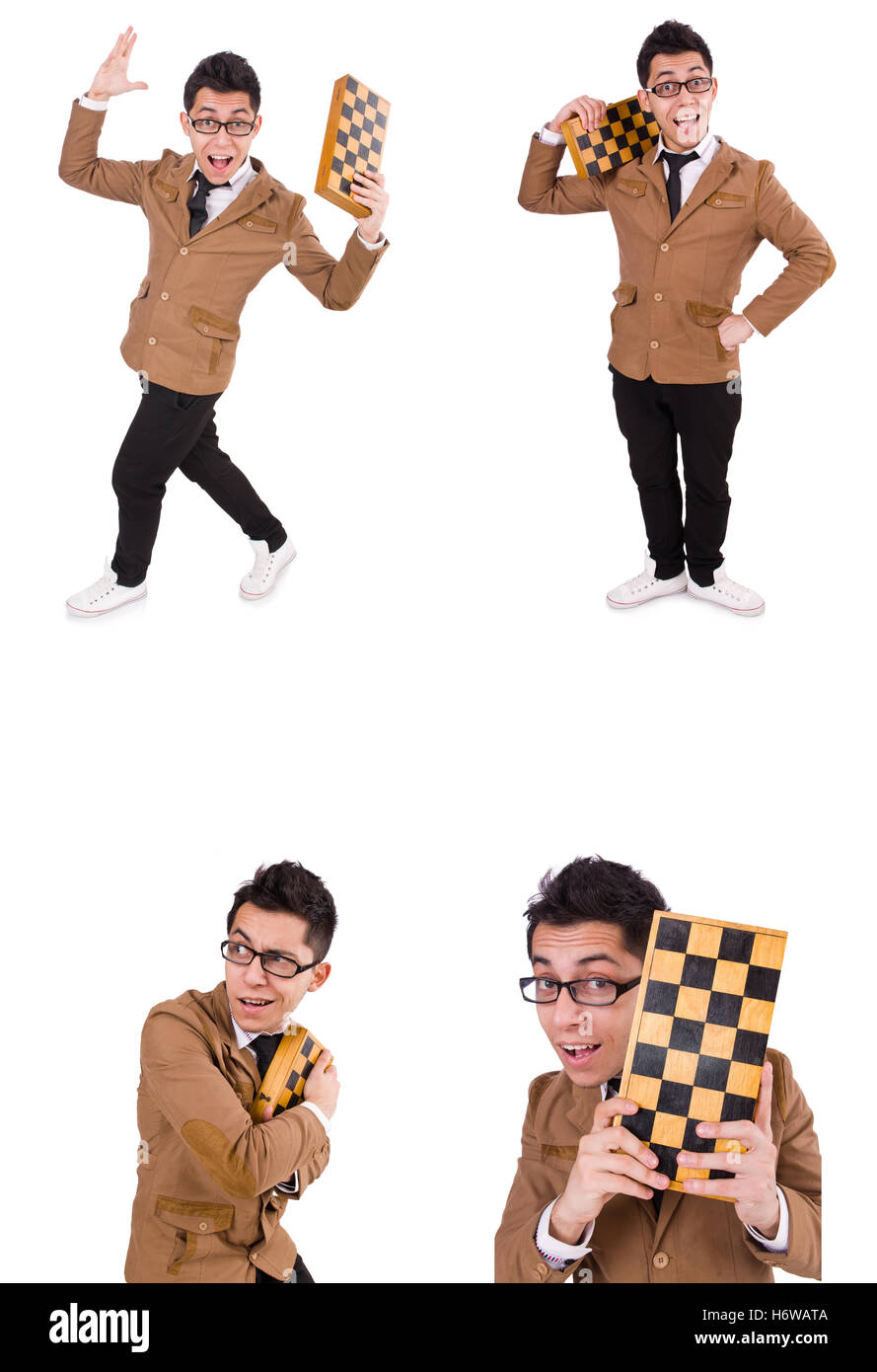Chess player posing hi-res stock photography and images - Alamy
