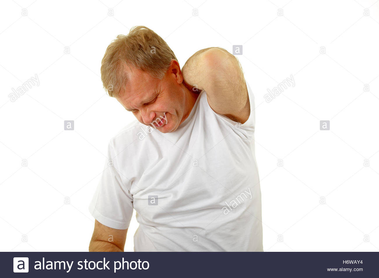 Man Scratching Back High Resolution Stock Photography and Images - Alamy