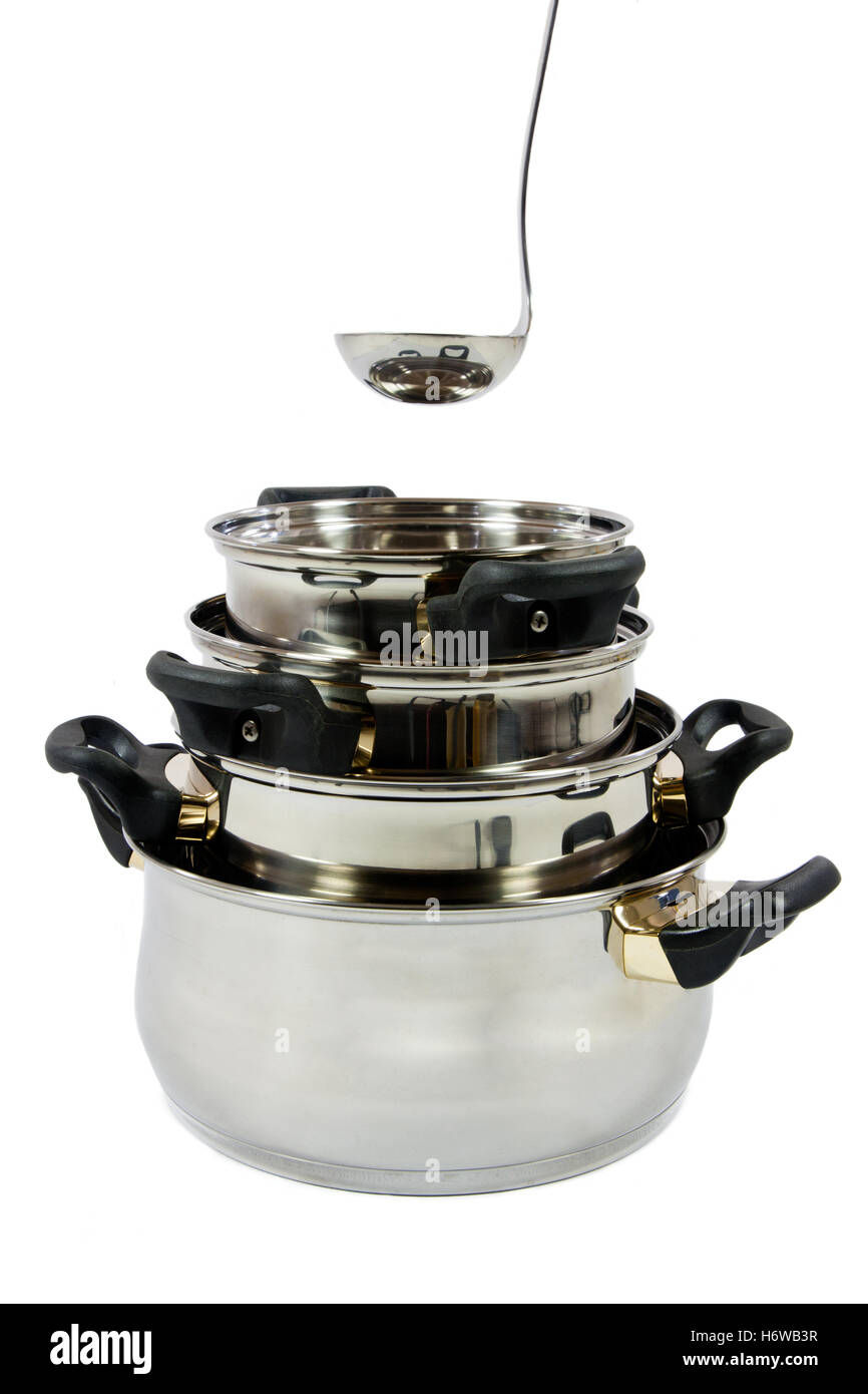 Cooking pots Cut Out Stock Images & Pictures - Alamy