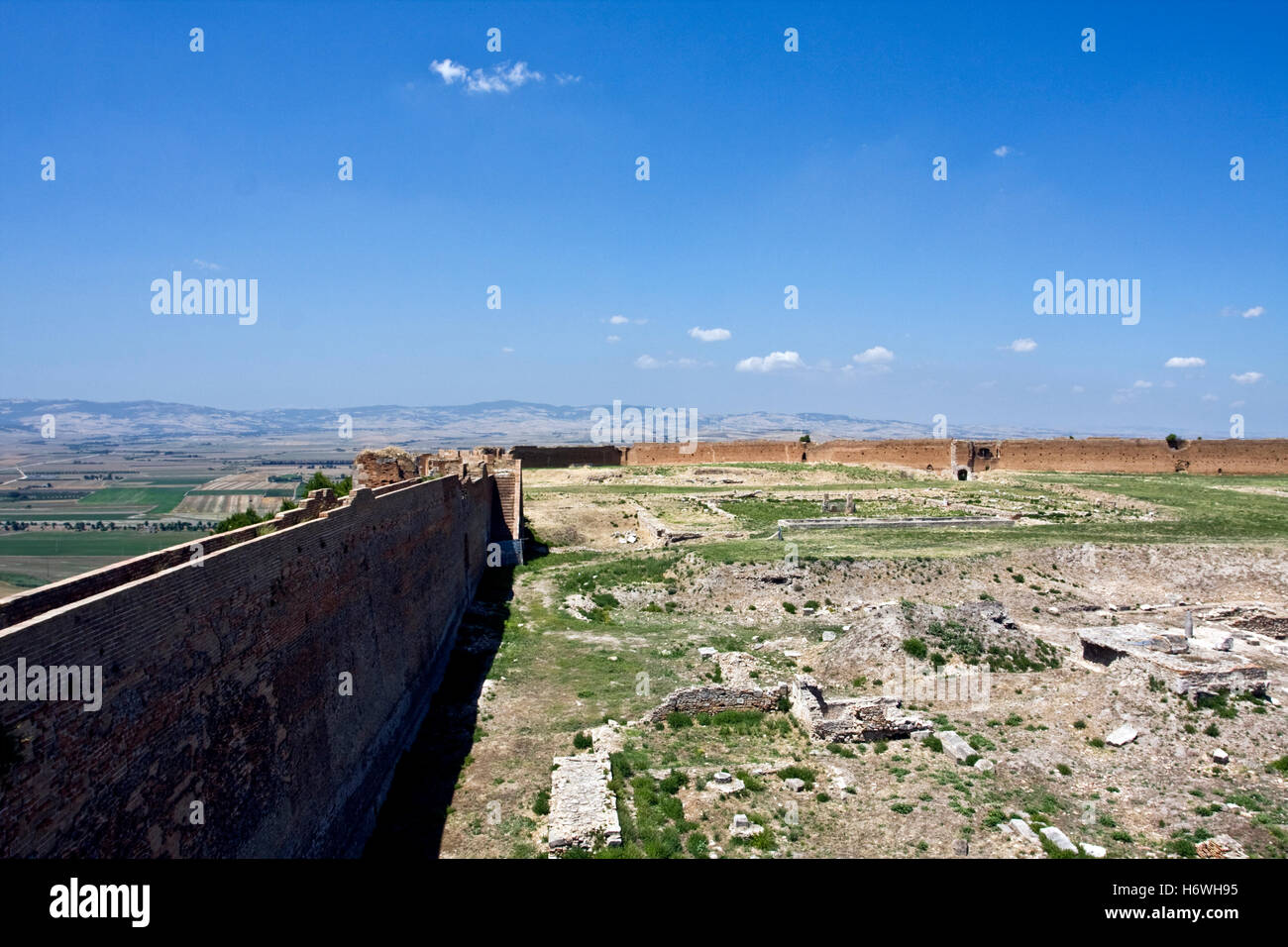 Castle built by Frederick II, 13th century, and enlarged by Charles I ...