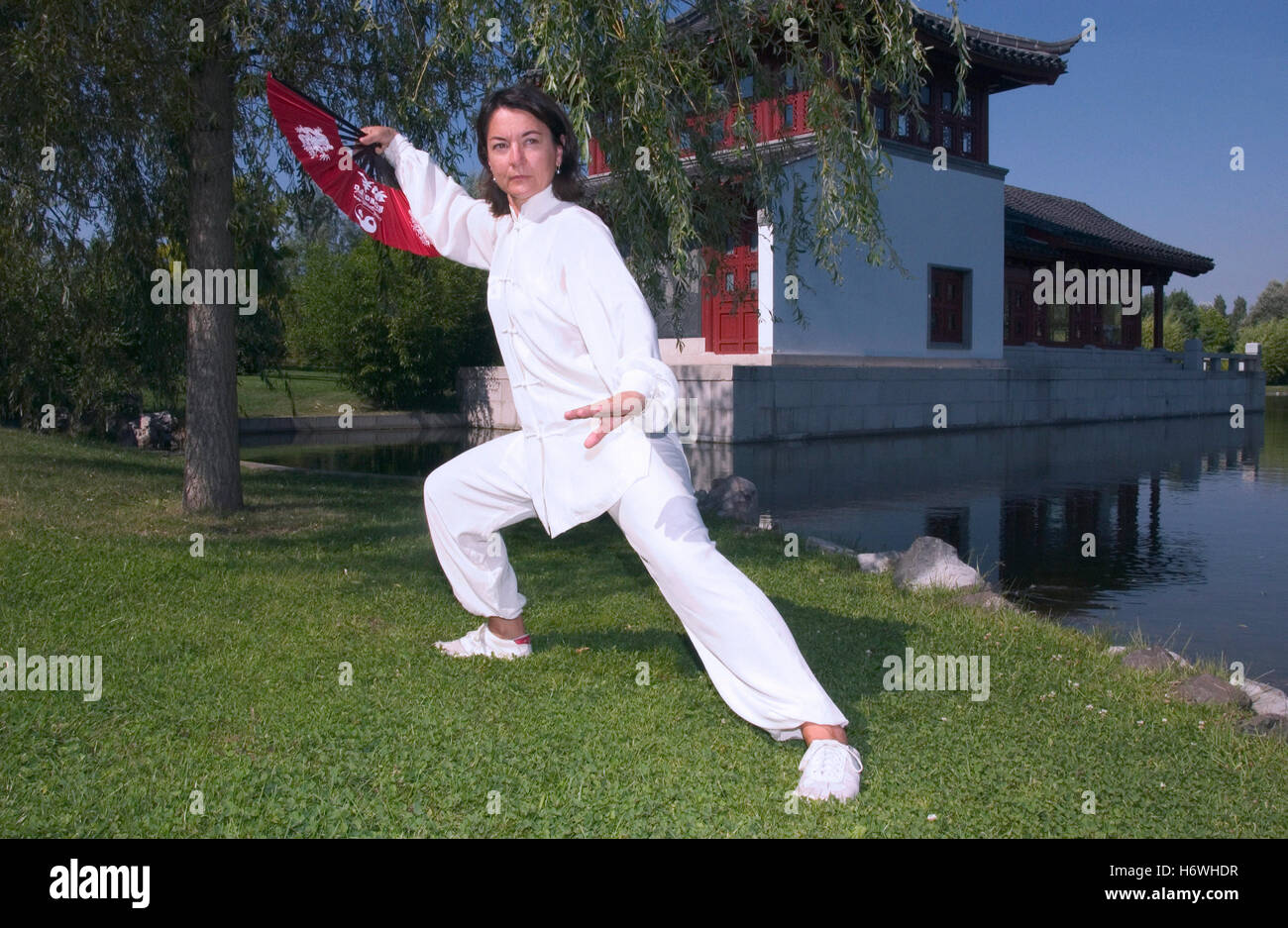 Chinese martial arts fan hi-res stock photography and images - Alamy