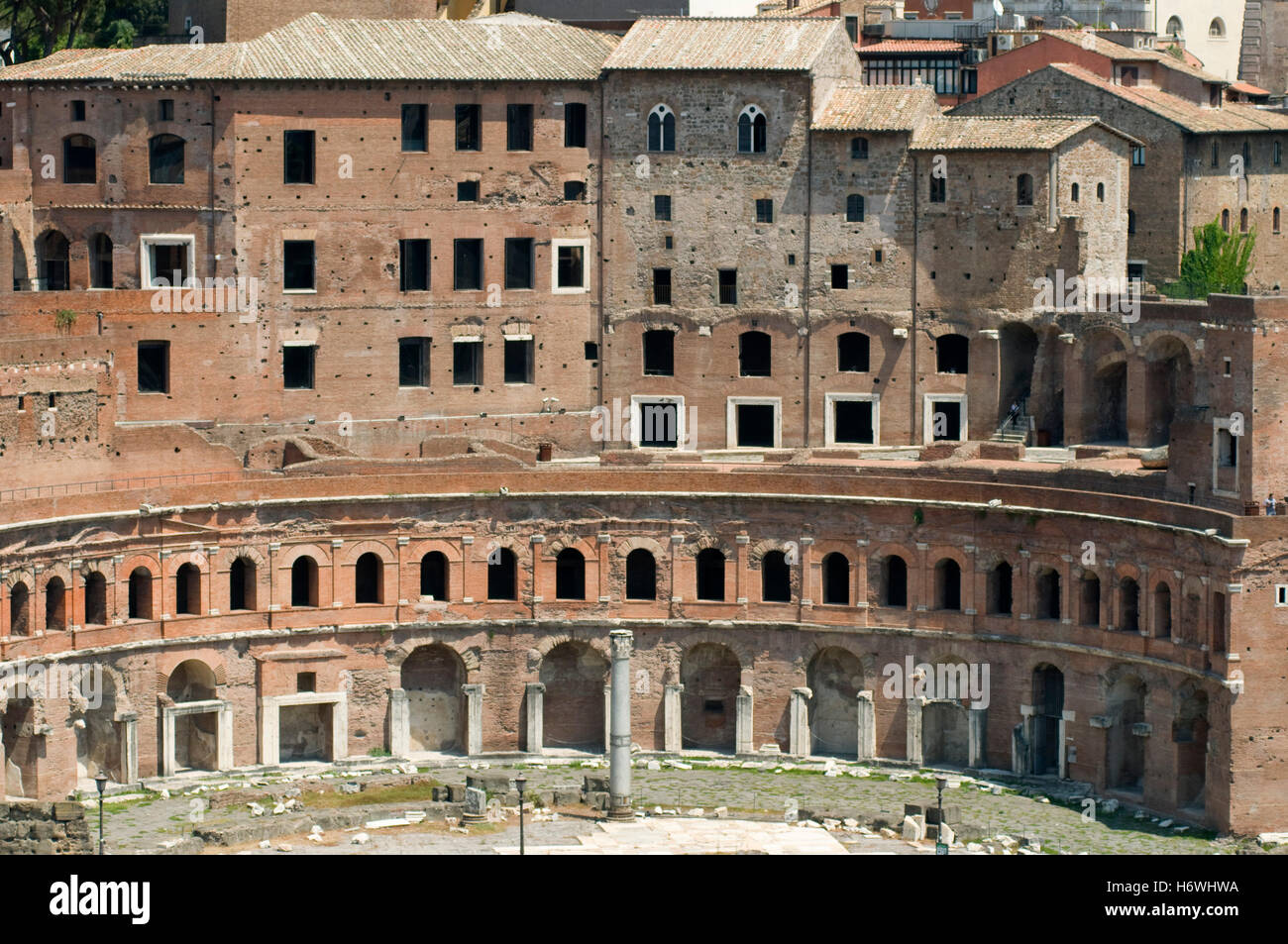 Mercatus Traiani Trajan's Market, Rome, Italy, Europe Stock Photo - Alamy