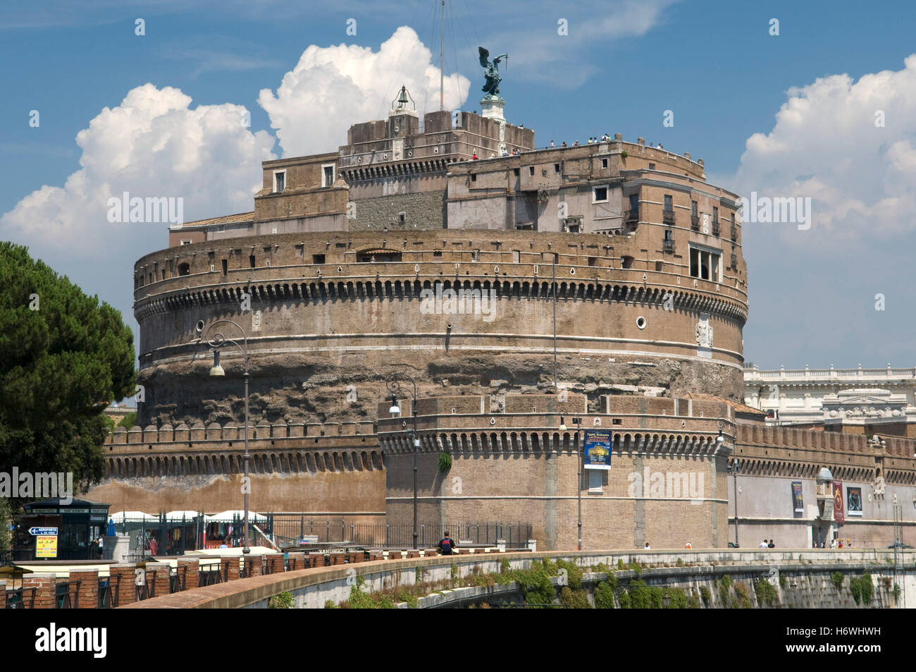Mausoleum of Hadrian, Castel Sant'Angelo, Rome, Italy, Europe Stock ...