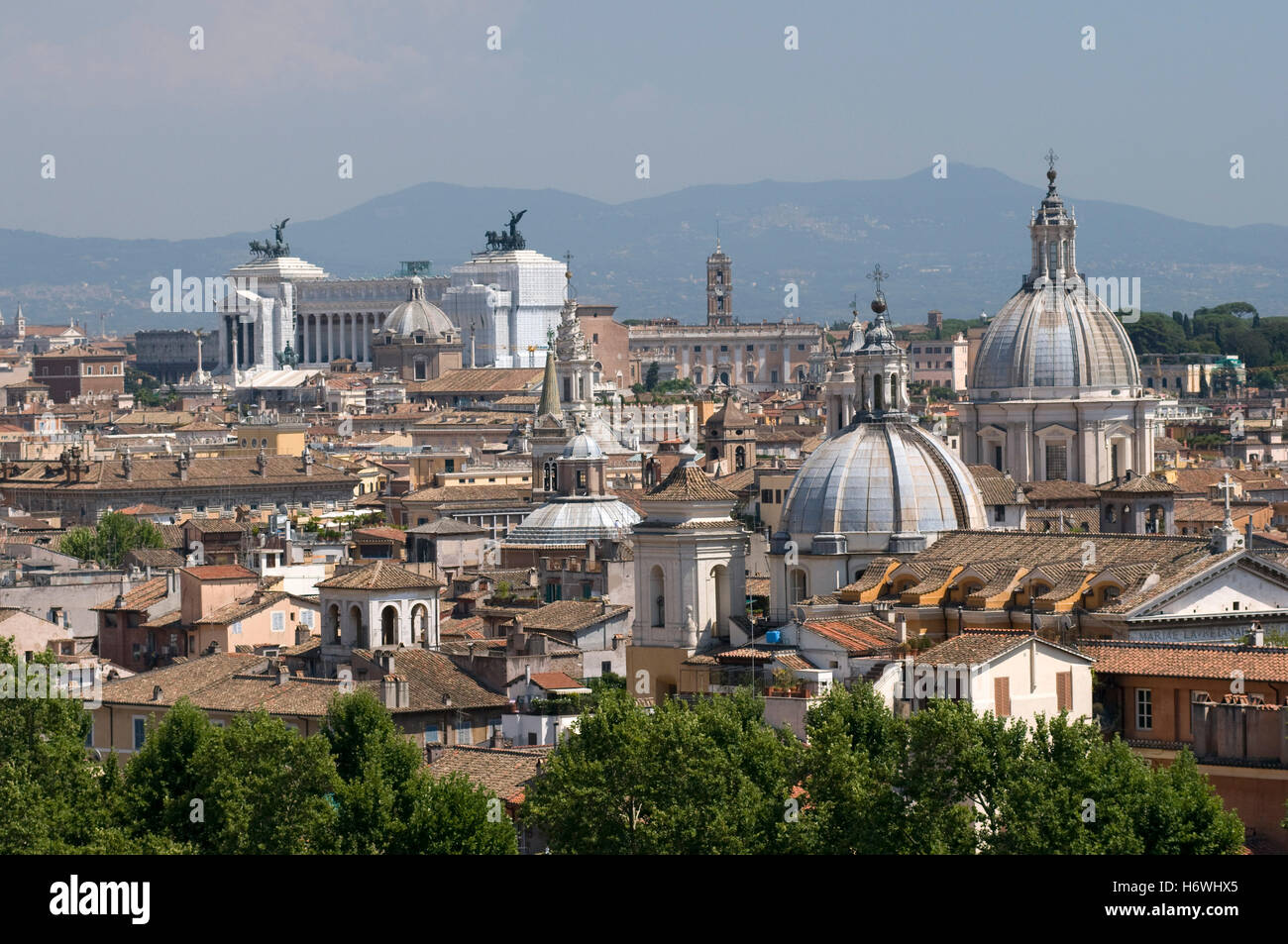 Rome top view hi-res stock photography and images - Alamy