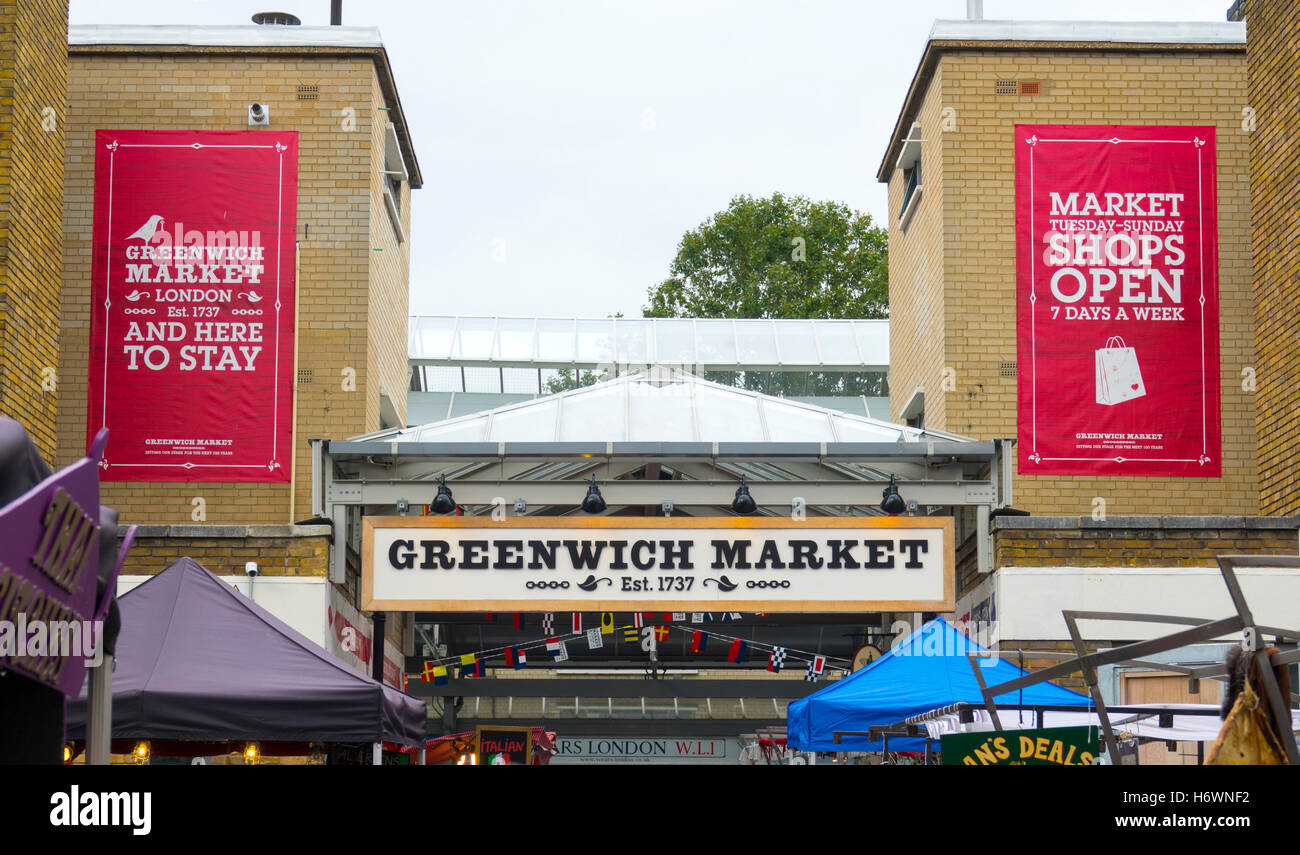The Original Greenwich Market in London Greenwich Stock Photo - Alamy