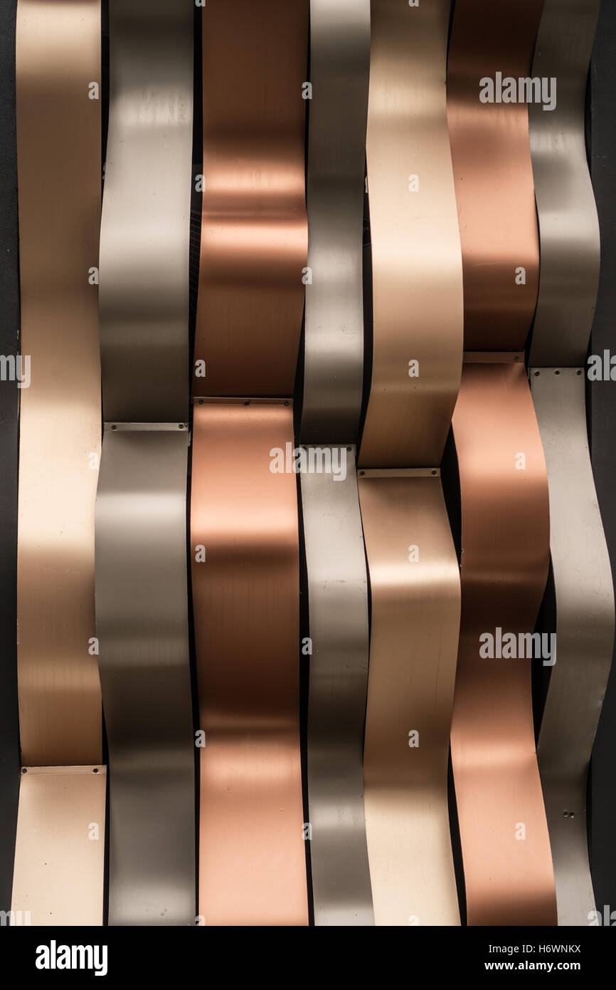 Luxury shiny golden, silver and rust-colored modern wall background ...