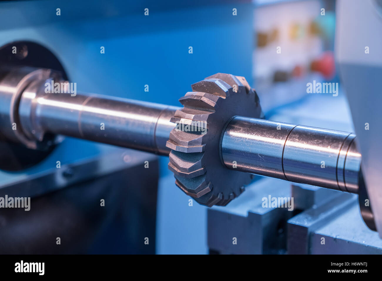 Details of CNC machine tools Stock Photo - Alamy
