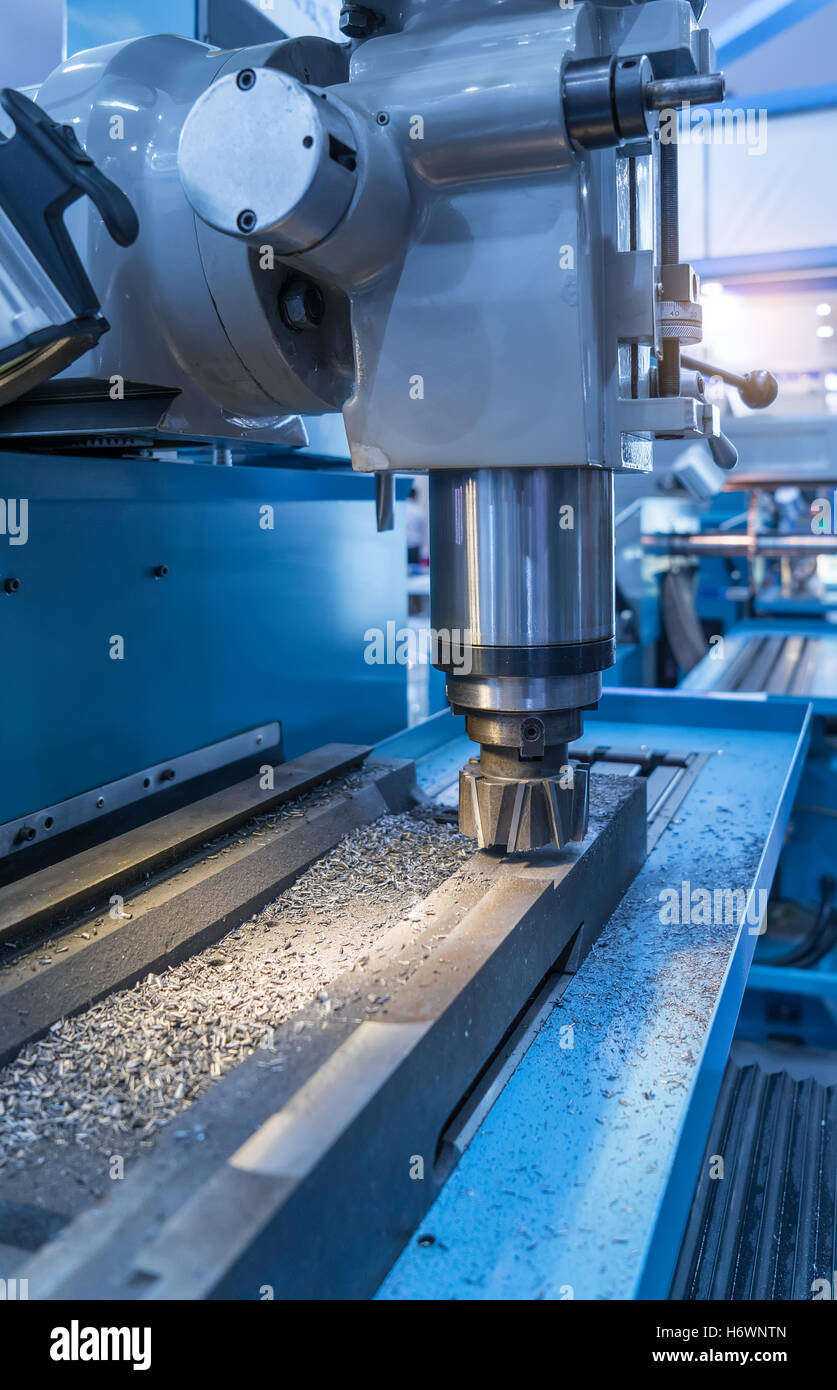 Details of CNC machine tools Stock Photo - Alamy