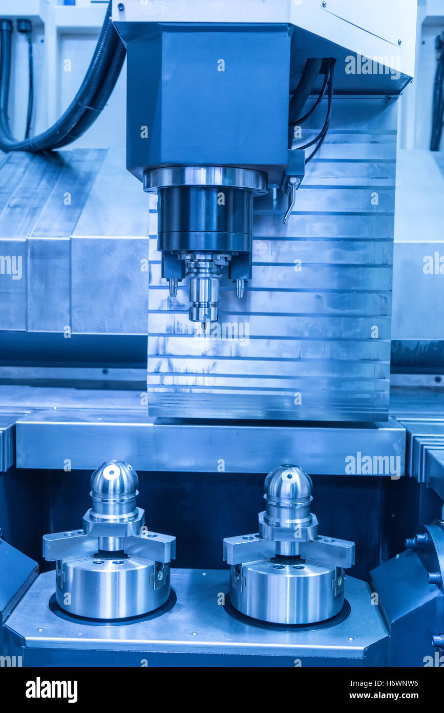 Details of CNC machine tools Stock Photo - Alamy