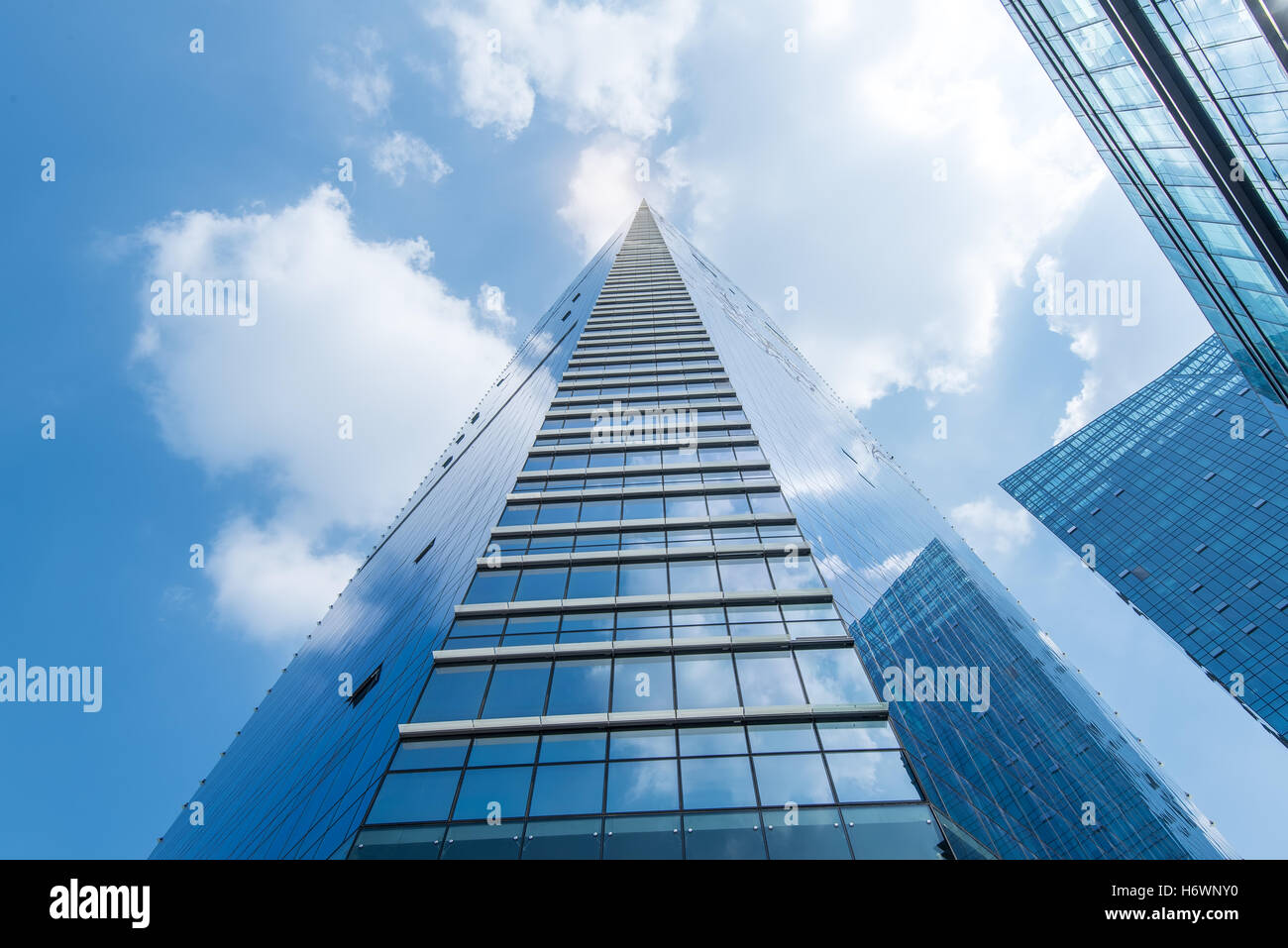 Gigantic skyscrapers from below Stock Photo - Alamy