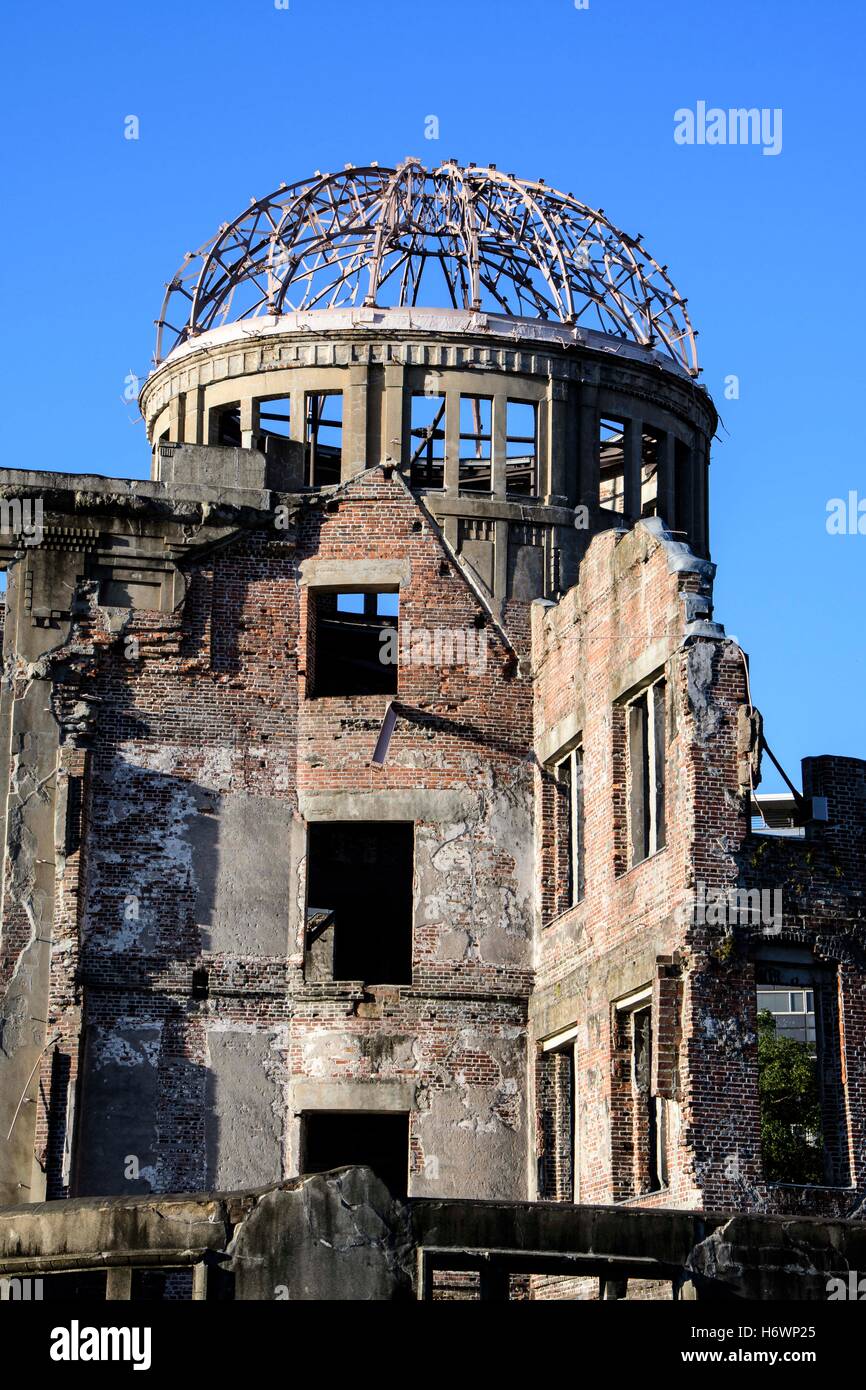 Stock Photo - The Atomic Dome and Peace Memorial Park. Hiroshima, Japan ...