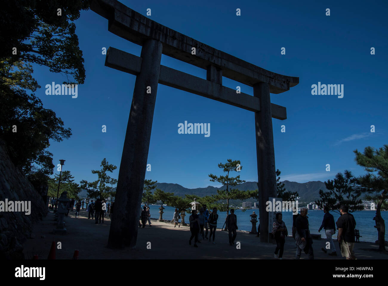 Stock Photo - Miyajima Shrine, Itsukushima Island, Hiroshima, Japan ...