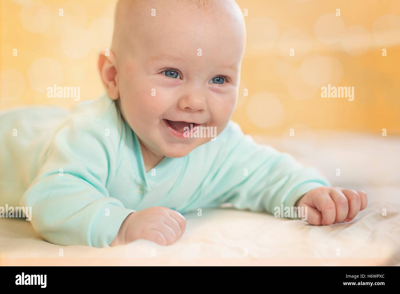 Little cute newborn baby child Stock Photo - Alamy