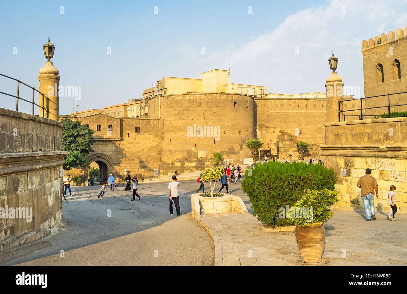 The famous Citadel of Saladin is the notable landmark of the city Stock ...