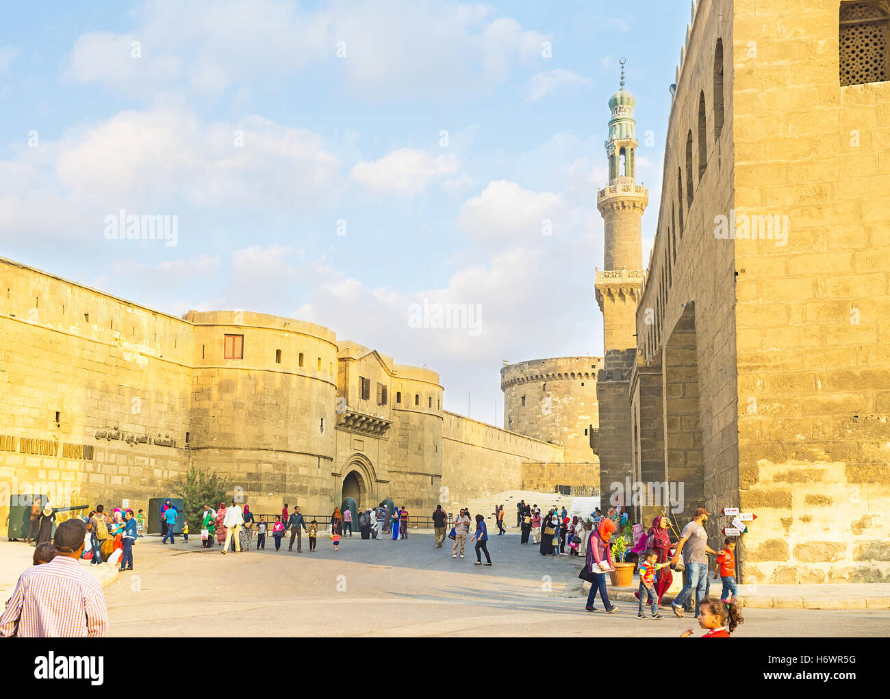 Cairo citadel saladin walls hi-res stock photography and images - Alamy