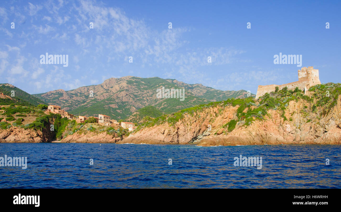 Girolata village hi-res stock photography and images - Alamy