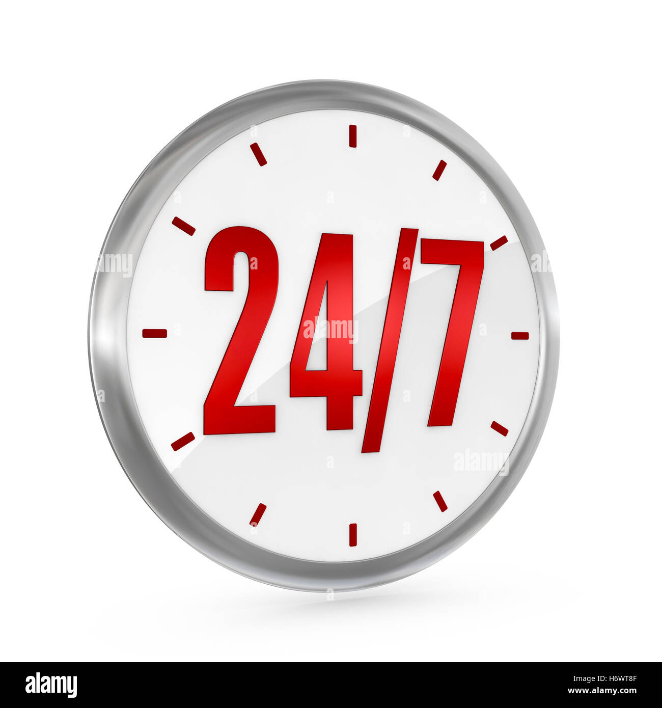 Service time icon Cut Out Stock Images & Pictures - Alamy