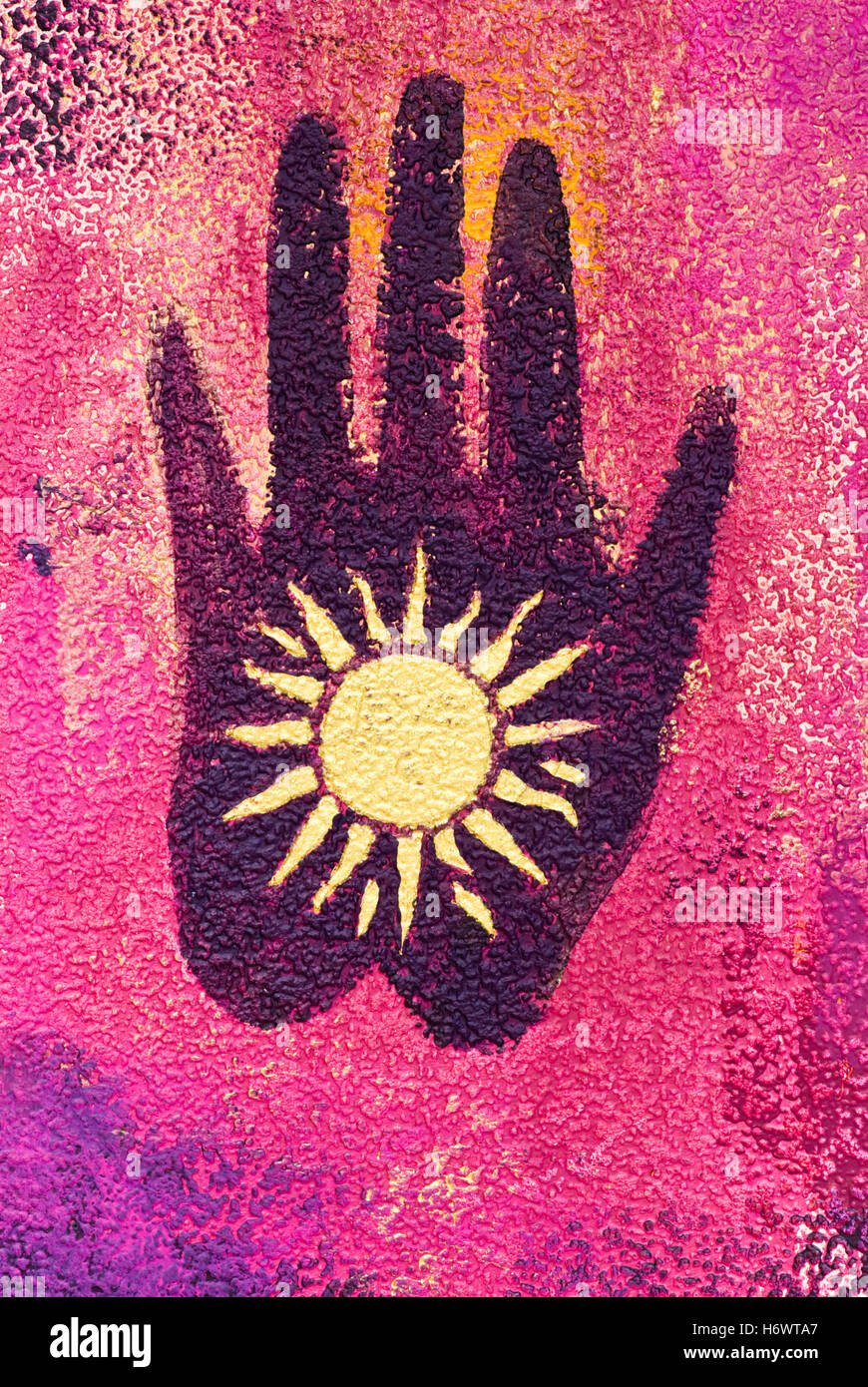 Gold coloured painting hi-res stock photography and images - Alamy