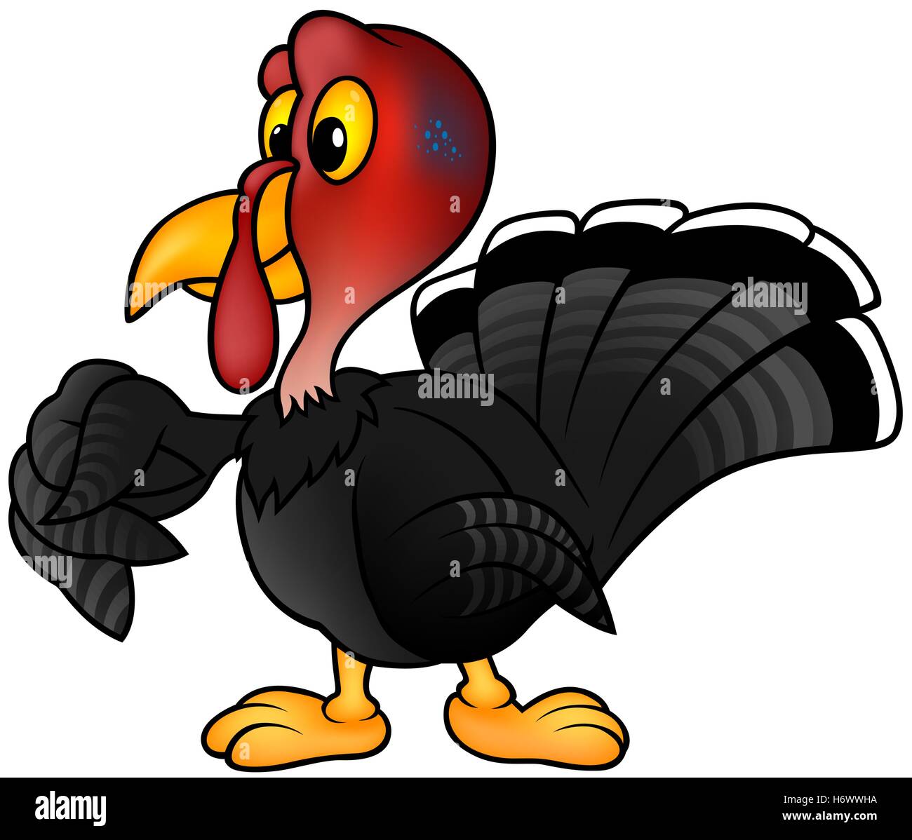 Turkey bird drawing hi-res stock photography and images - Alamy