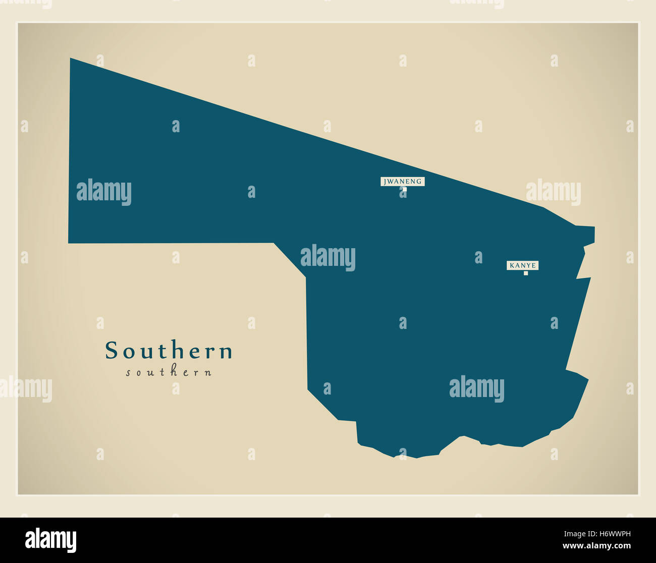 Southern states map hi-res stock photography and images - Alamy